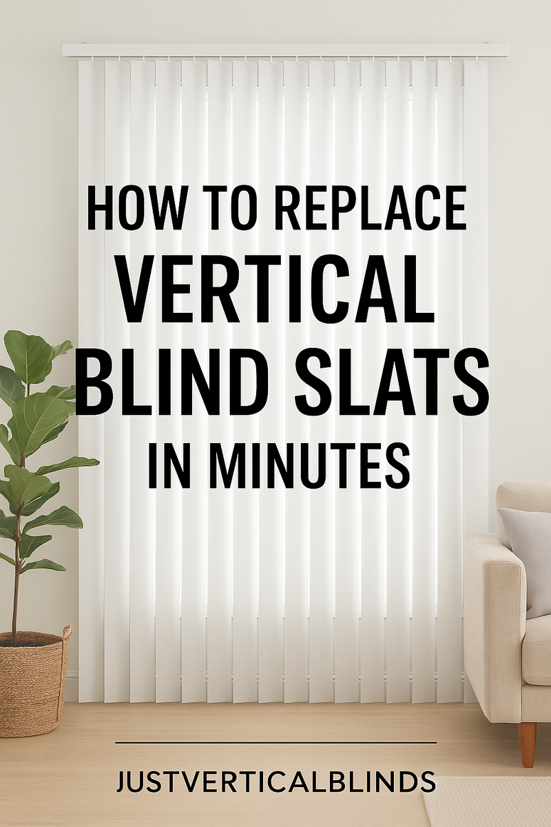 How to Replace Vertical Blind Slats – Easy DIY Guide | Just Vertical Blinds – JustVerticalblinds.com